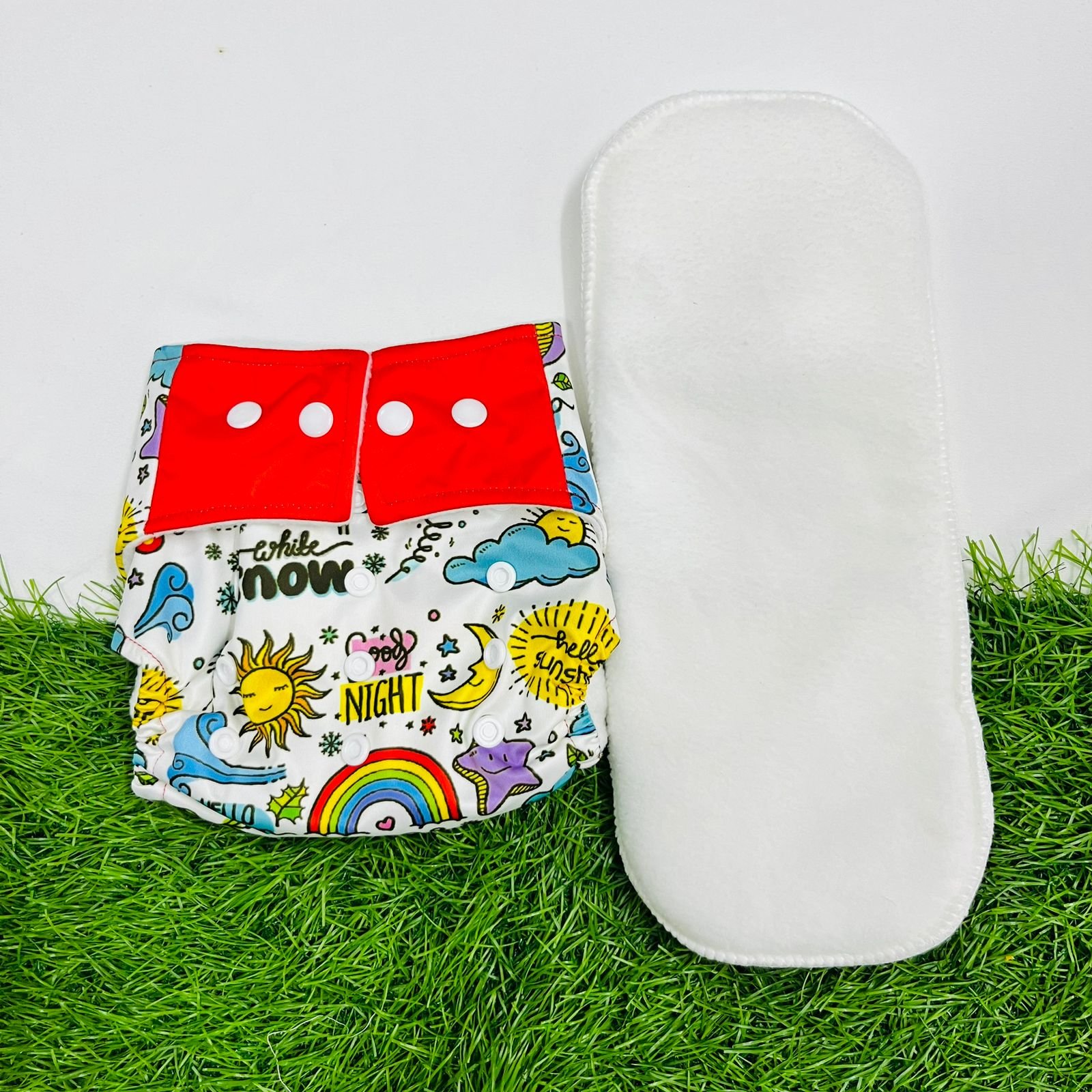 Rain Bow -Cloth Diaper - My Mini Buds